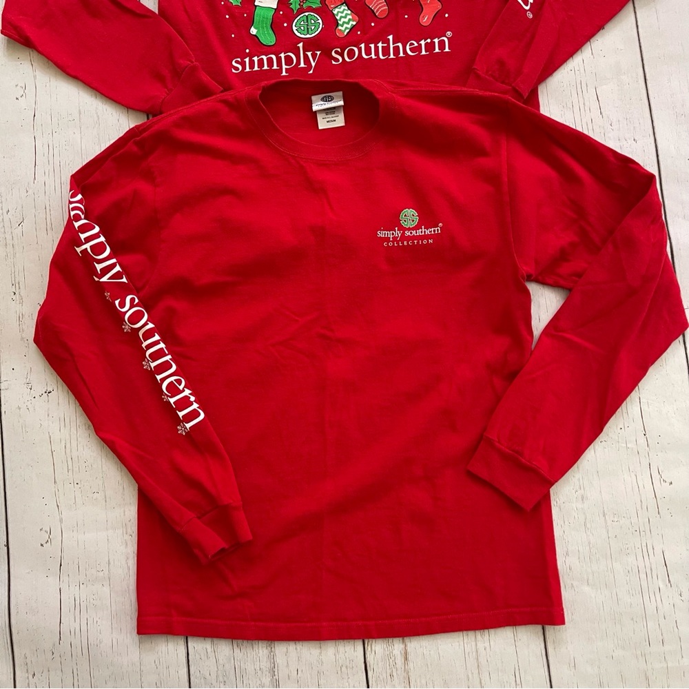 Simply Southern Christmas Tops 2 M - Gem